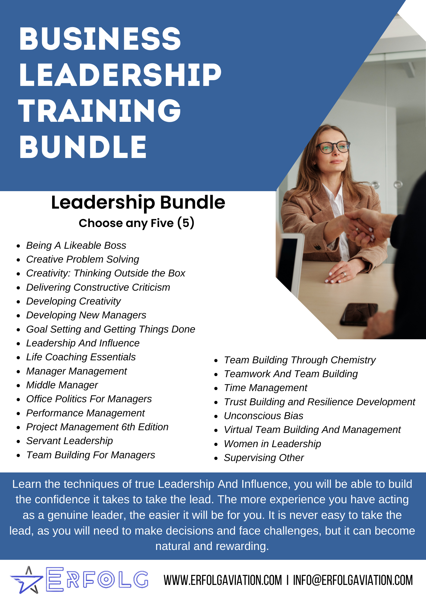 Bundled Program - Erfolg Training Solutions